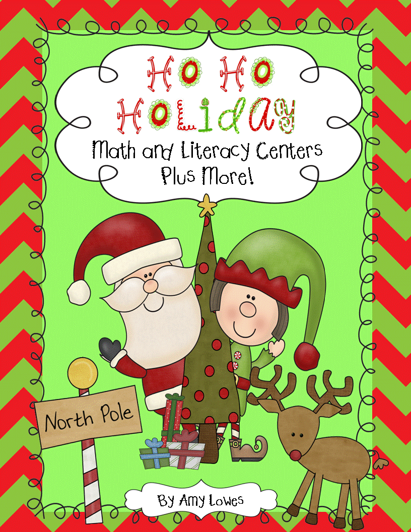 Mrs. Lowes' Kindergarten Korner: Ho Ho Holiday Math and Literacy ...