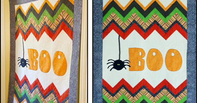 Halloween Quilt Pattern "Boo" - Parties and Patterns