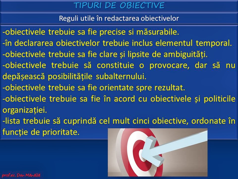 Profu`economist: Planificare Operatională