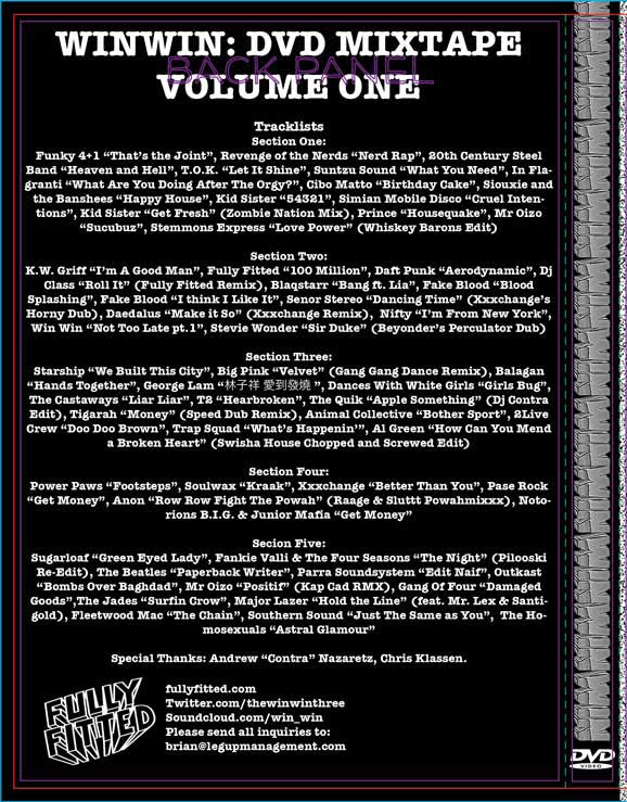 MIX/DVD tracklist | Fully Fitted