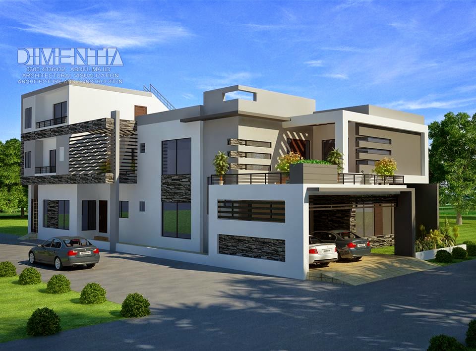 1 Kanal House Plan Layout 500 sq ~ 3D Front Design.Blog