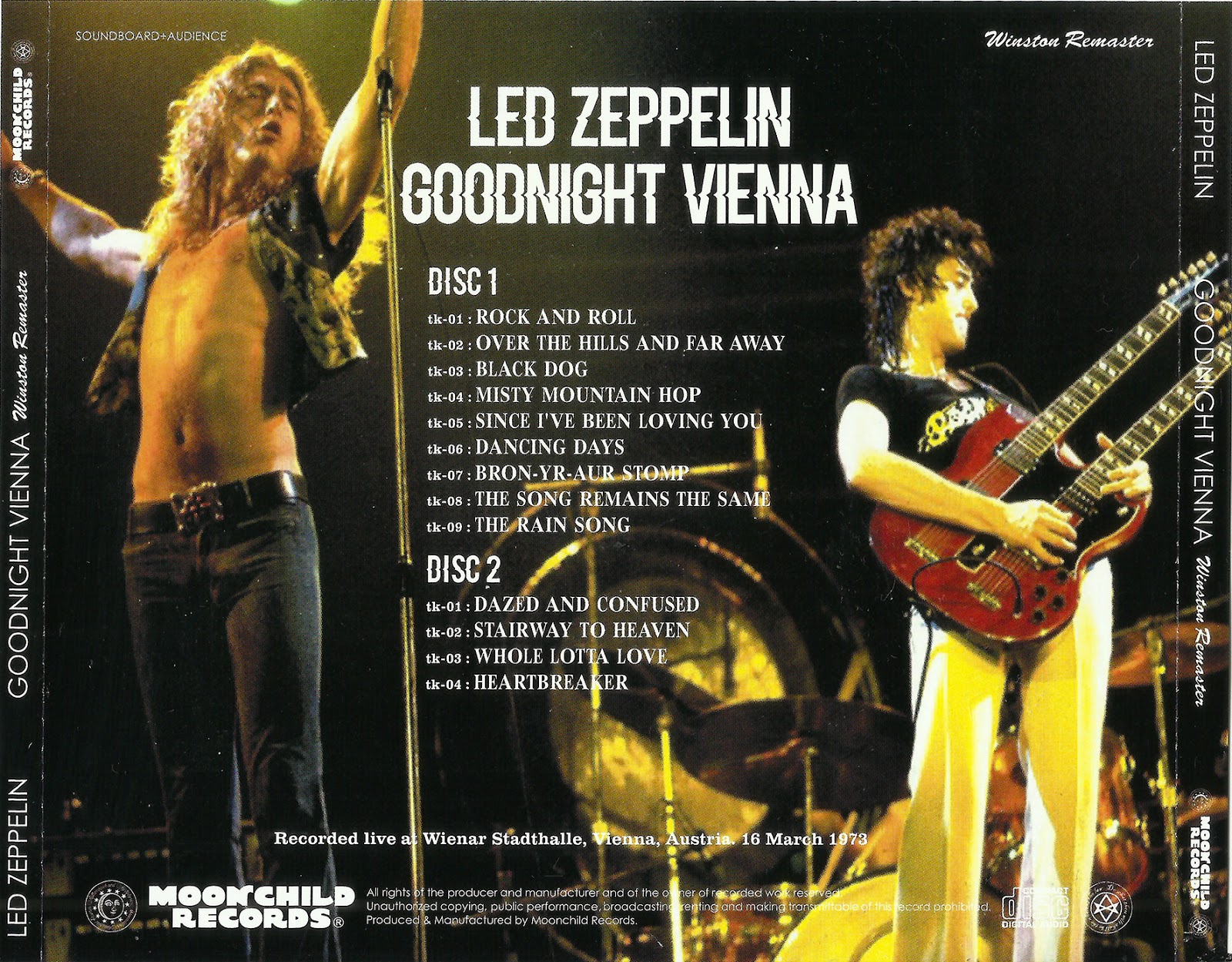 PLUMDUSTY'S PAGE: Led Zeppelin 1973-03-16 Stadthalle, Vienna (Goodnight ...