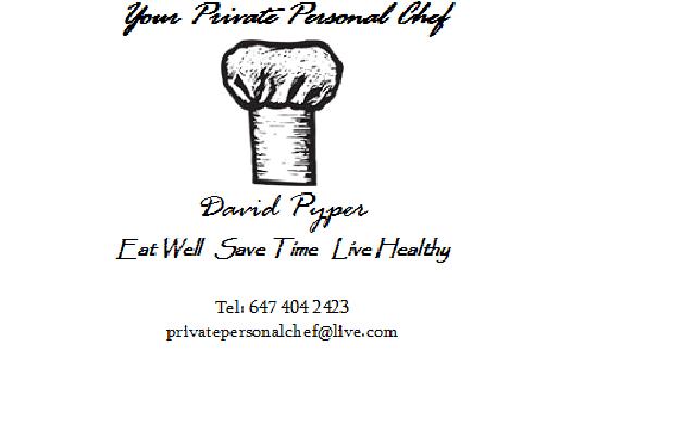 Fine Food Today with Chef David Pyper: So What's a Personal Chef All About?