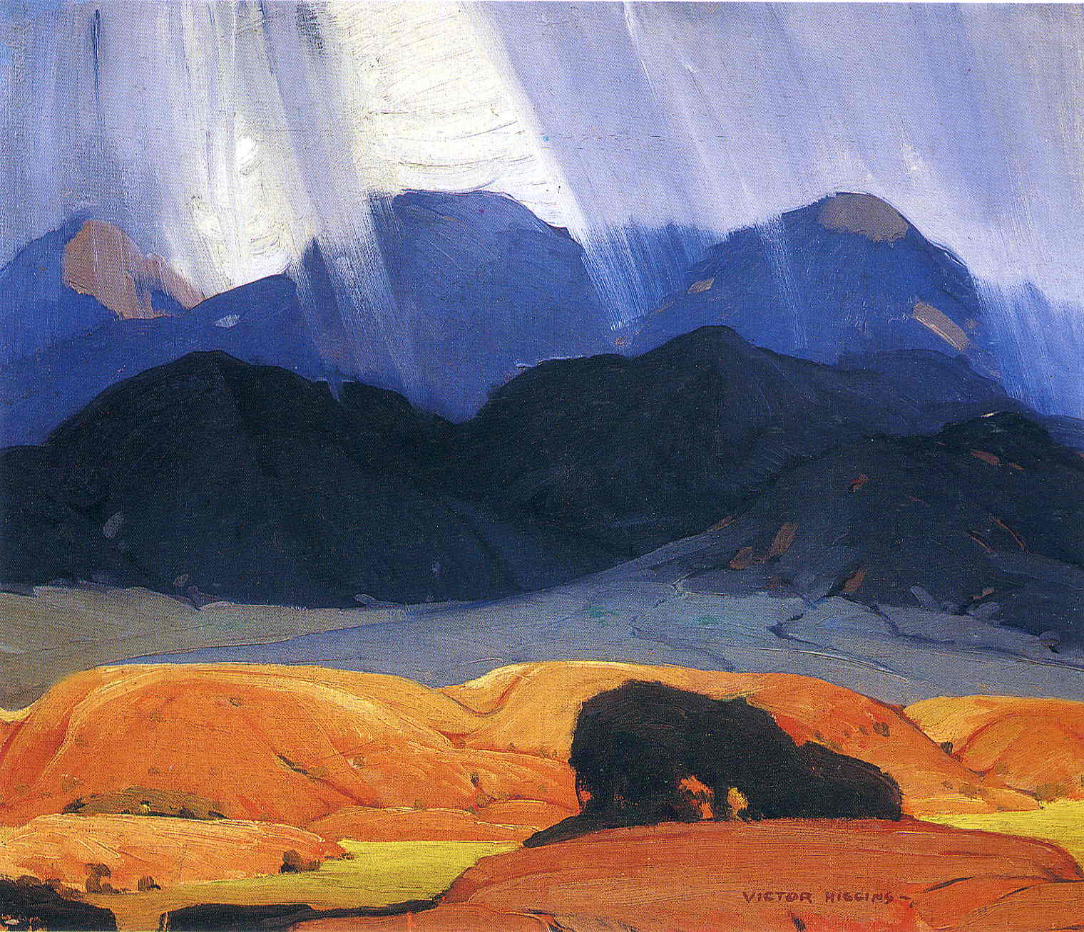 paintings old masters blog: Victor Higgins