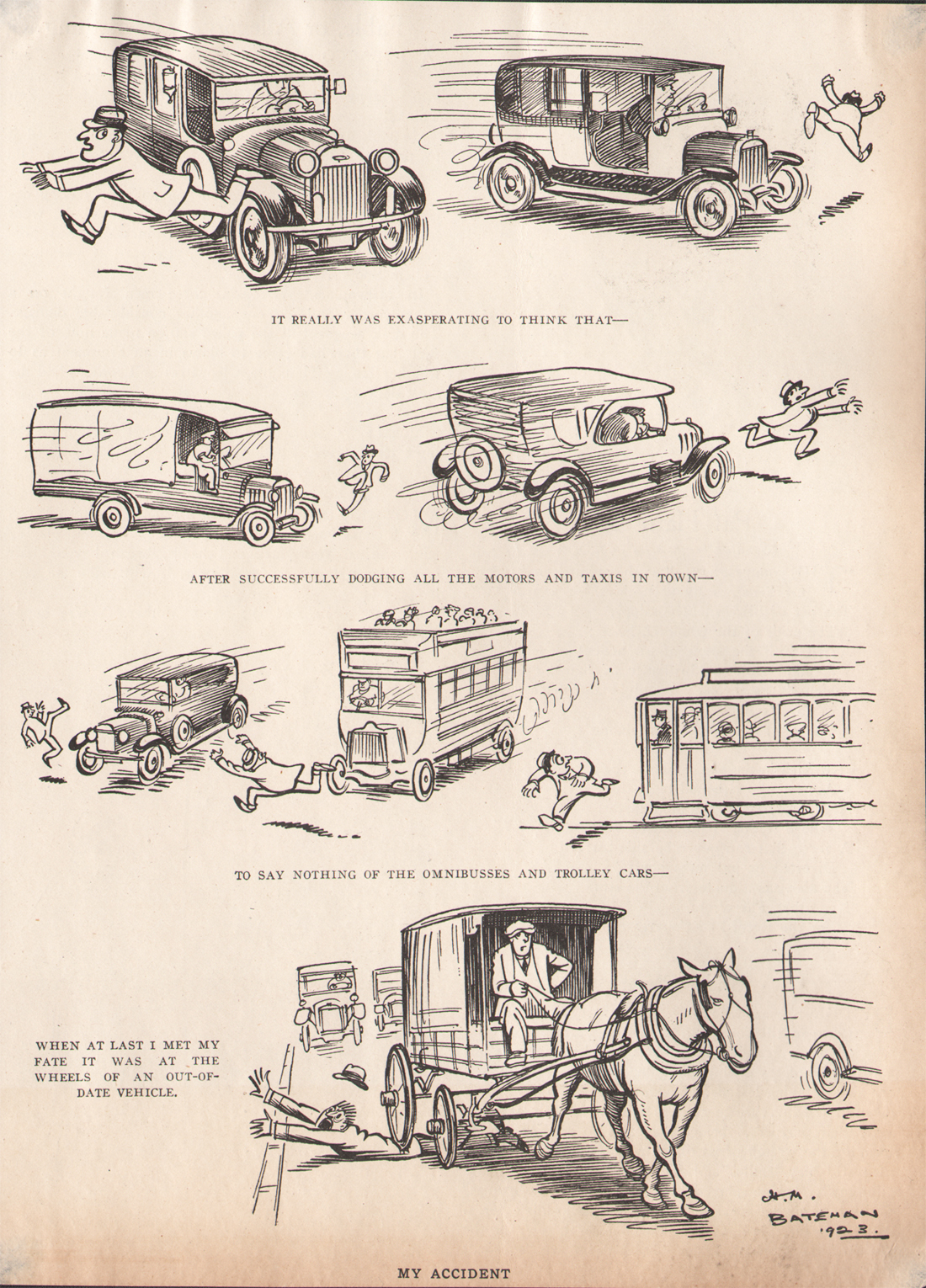 Screwball Comics: H.M. Bateman and The Speed of Life: Four Cartoons ...