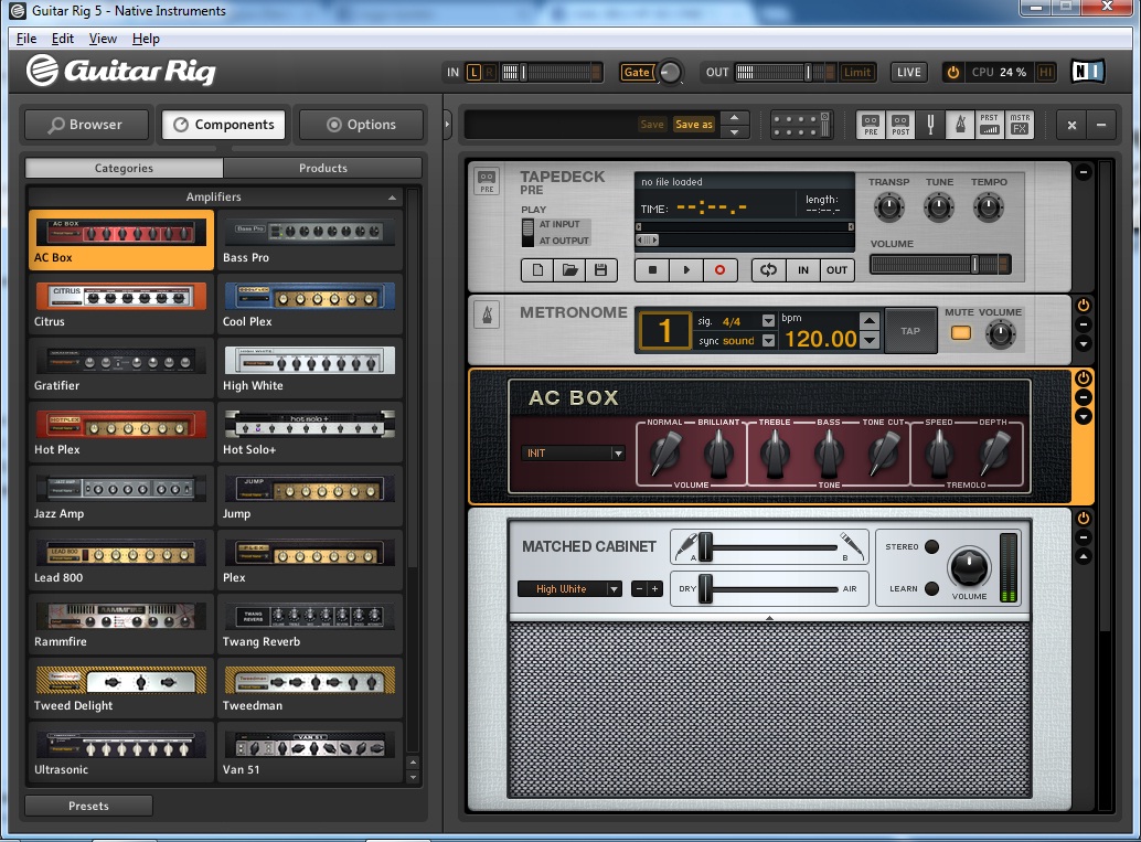 Mari Merenung: Membuat efek guitar menggunakan Guitar Rig 5