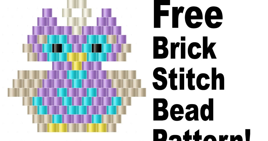 Brick Stitch Bead Patterns Journal: Big Dark Ivory Owl Brick Stitch ...