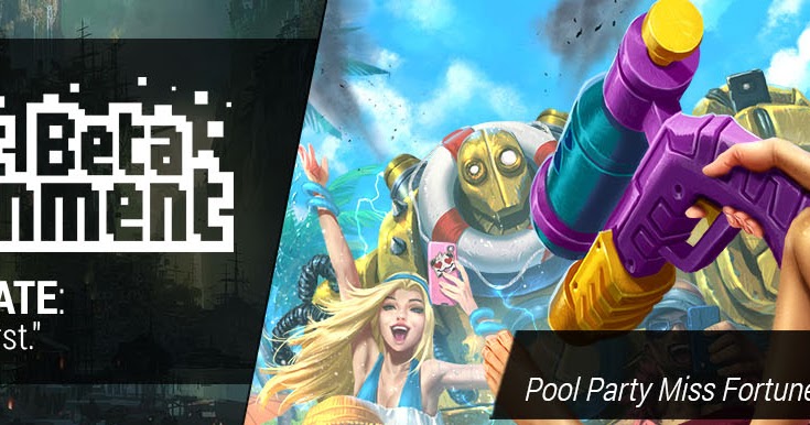 Surrender at 20: 7/6 PBE Update: Pool Party Miss Fortune Splash Art ...