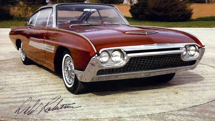 Just A Car Guy: the Italien, a fastback 62-3 T-Bird concept car
