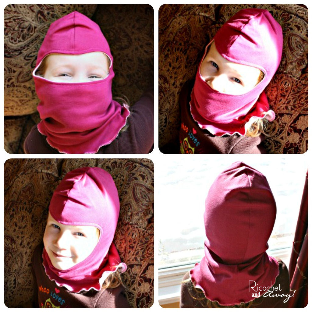 Ricochet and Away!: Pink Ninja Mask Tutorial