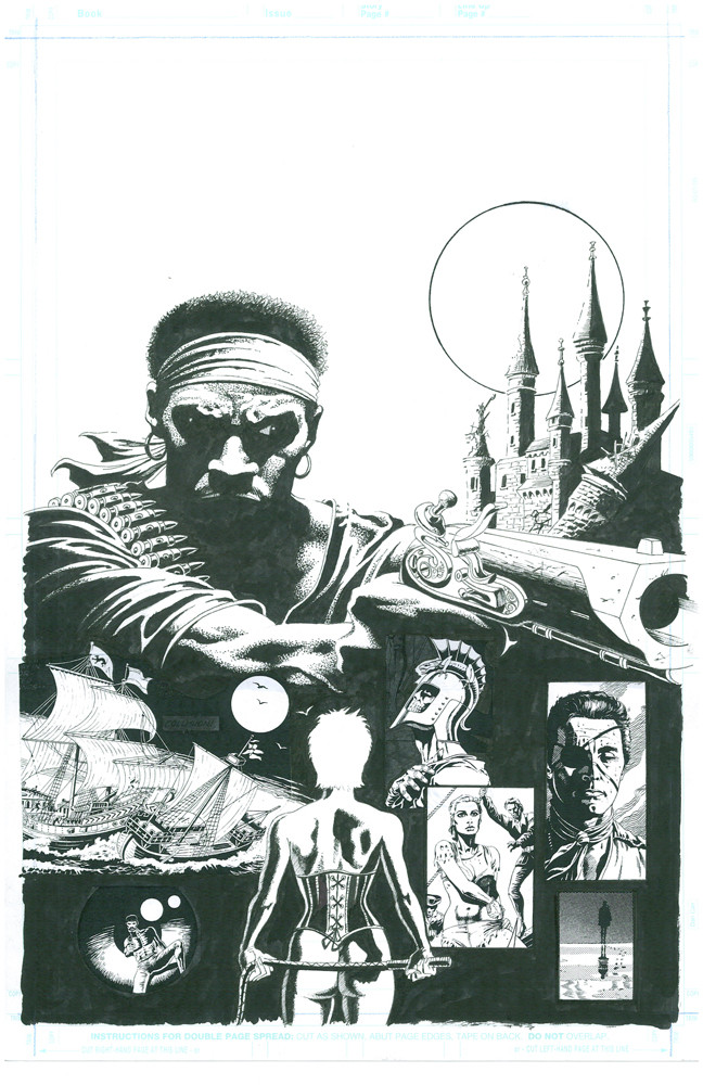 Cap'n's Comics: Happy Father's Day! Sabre by Paul Gulacy and Don Mcgregor