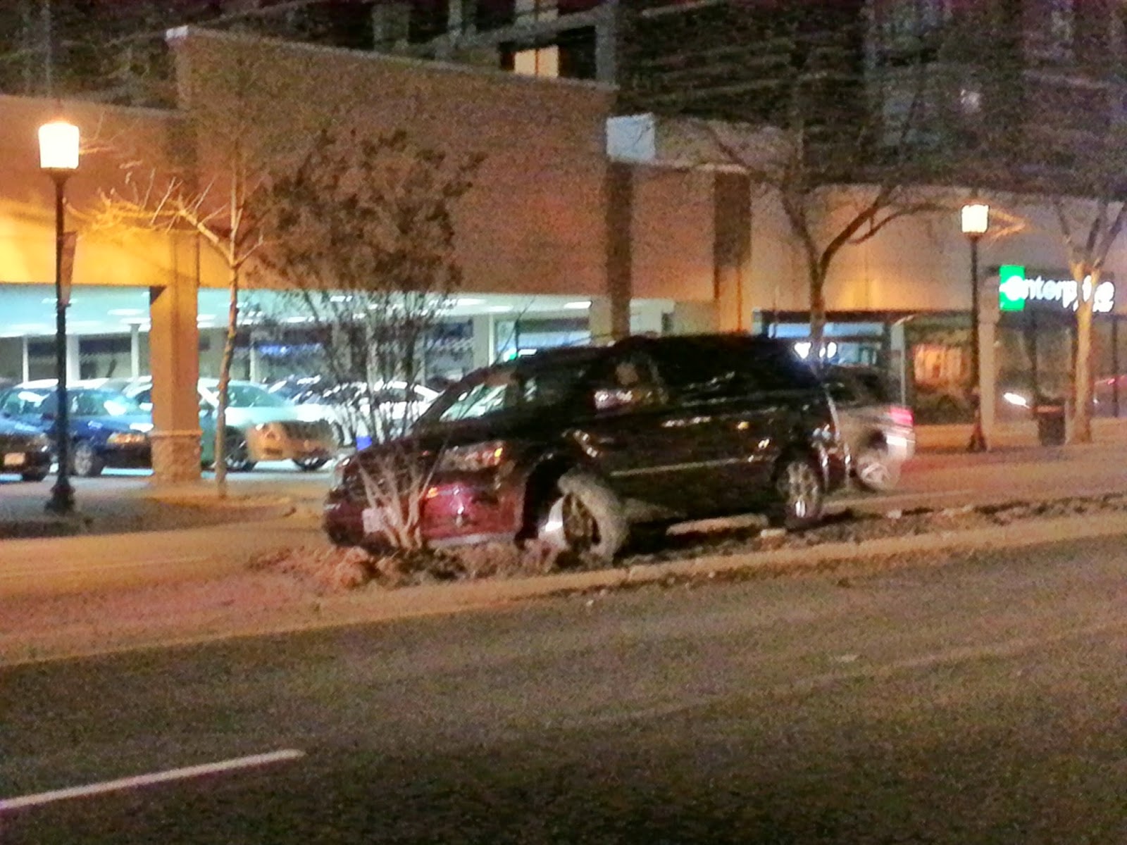 Robert Dyer @ Bethesda Row: Minivan crash closes one lane of NB ...