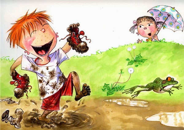 It is cool to slosh around ~ Malinda Words