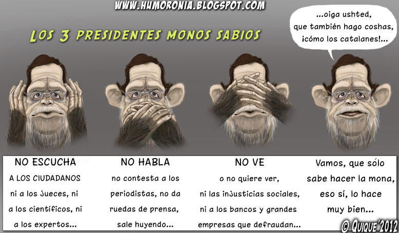 Humoronía: Los tres monos sabios