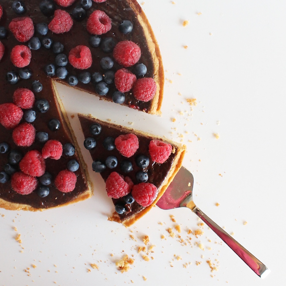 BabyB's diary : Tarte au chocolat & fruits rouges