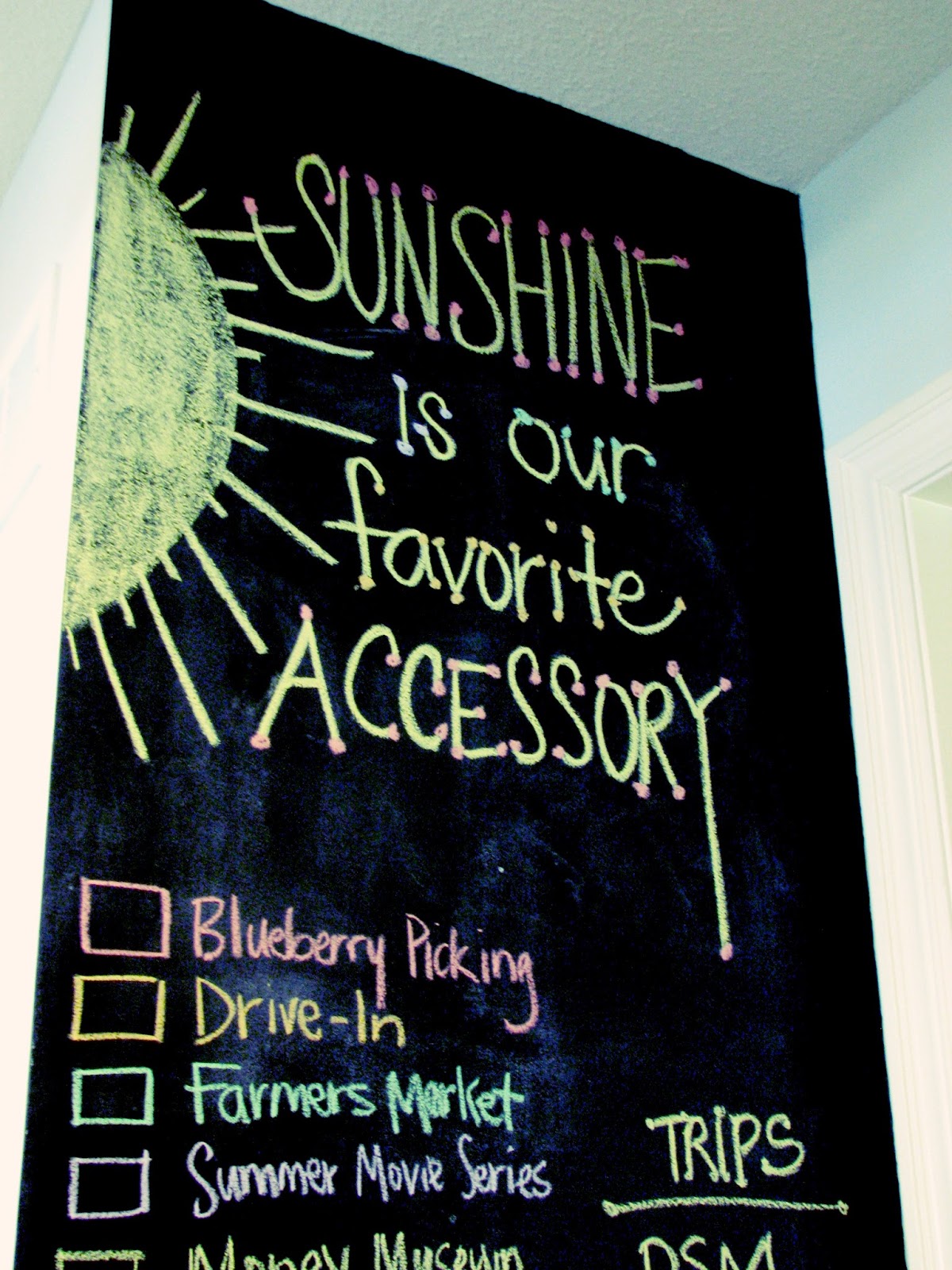 How to Create a Chalkboard Summer Bucket List - Life Love Larson