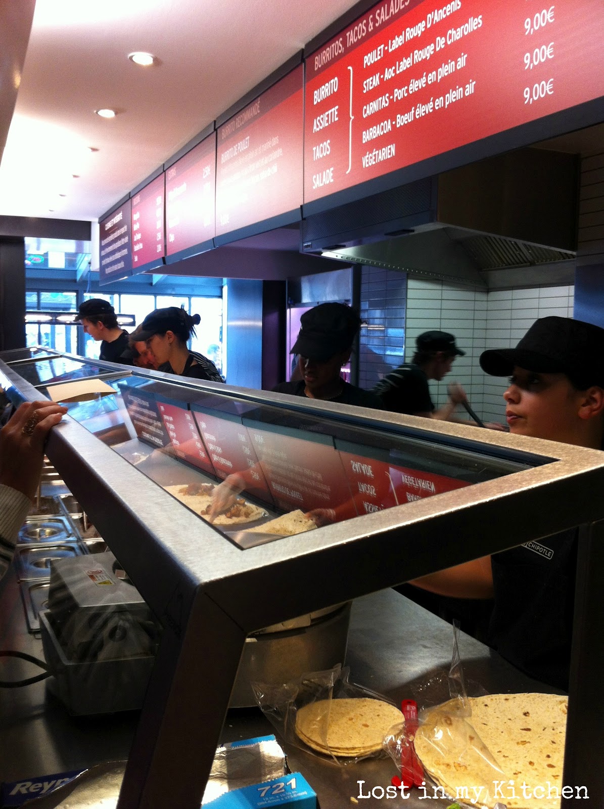 Lost in my Kitchen: Chipotle - Mexican grill à Paris