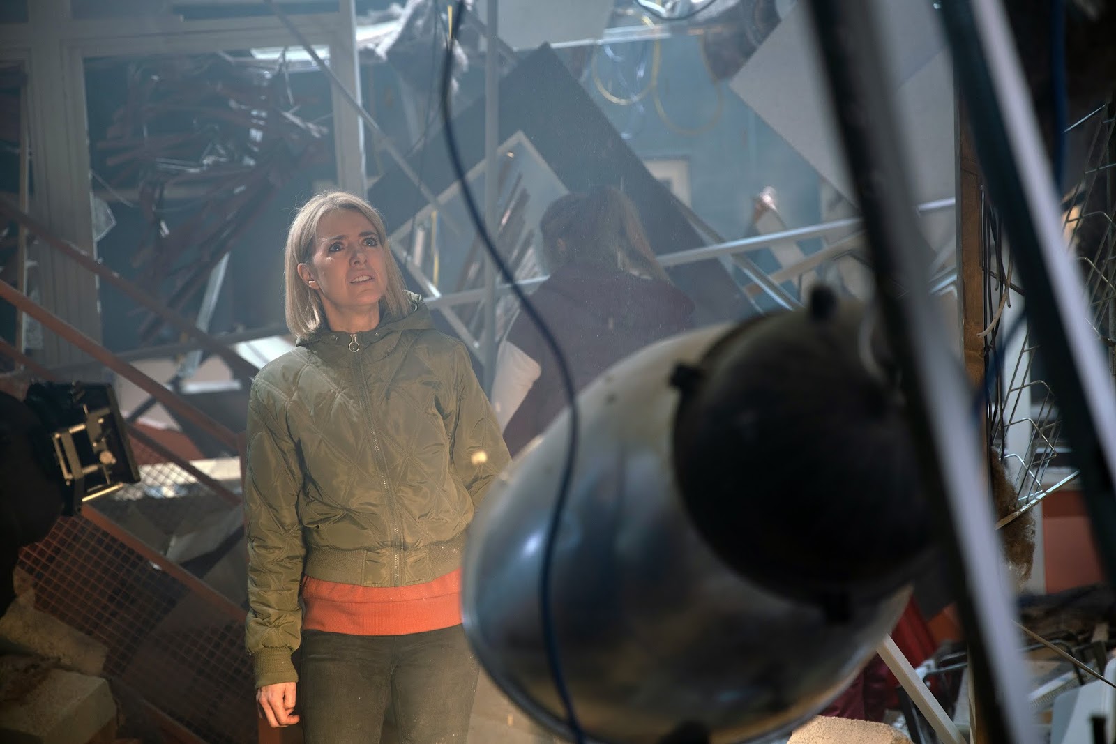 Coronation Street Blog: Pics: Behind the scenes at Underworld roof collapse