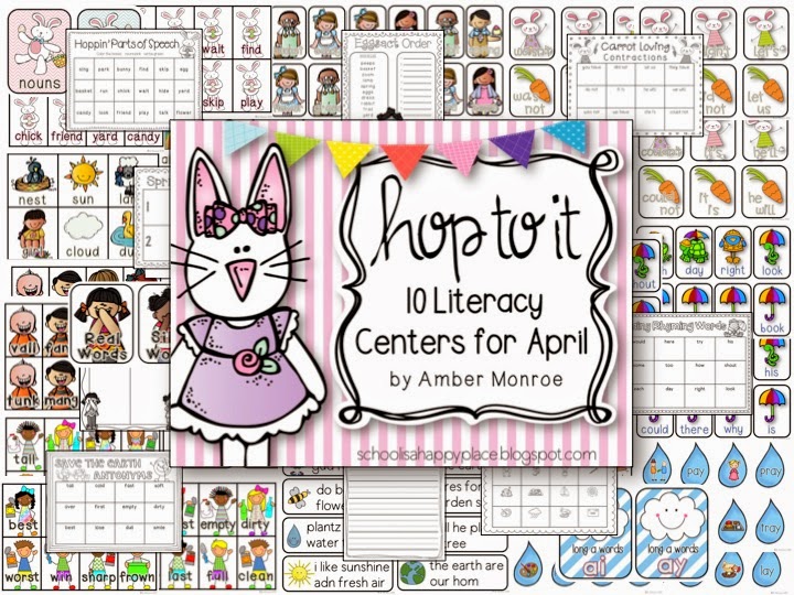 School Is a Happy Place: Out Like a Lamb: Three FREEBIES to Welcome April