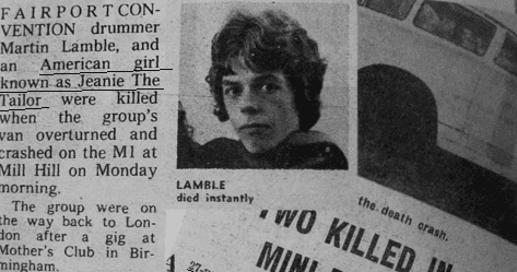 El cementerio del rock: Martin Lamble (1949–1969) ~ Anecdotario del ...