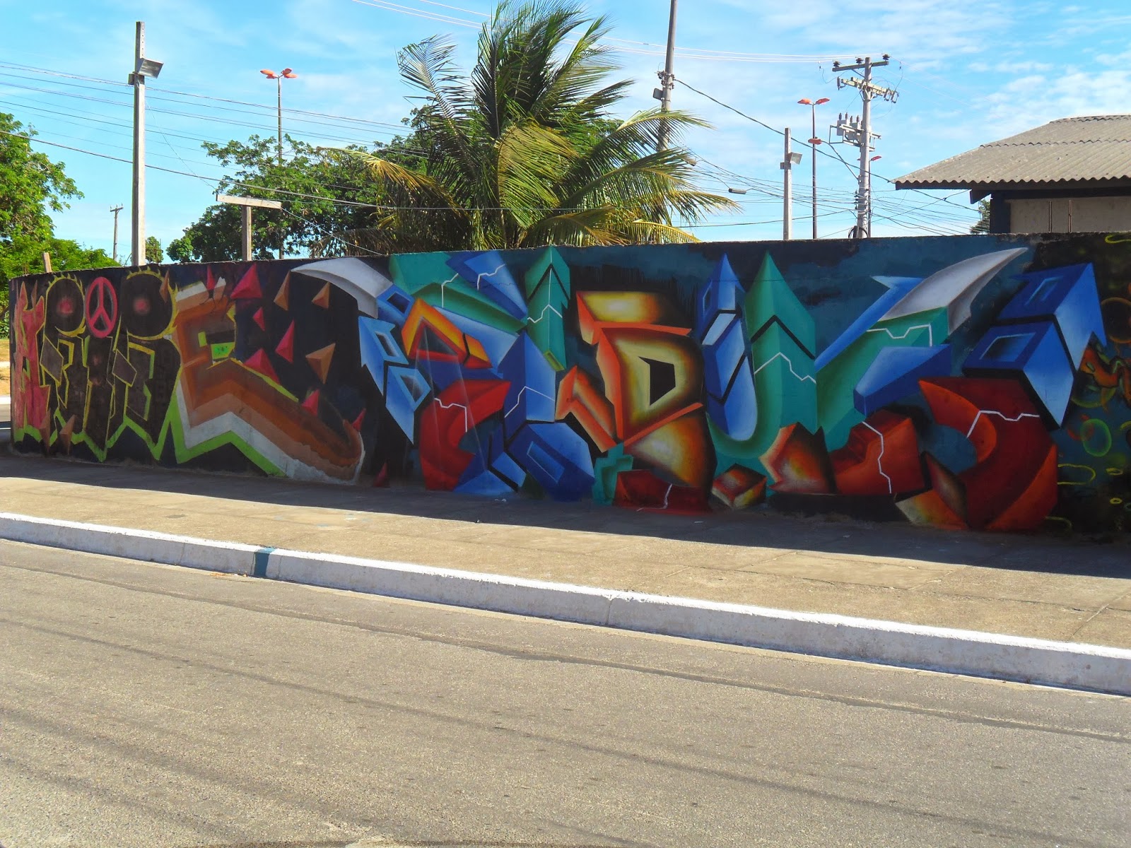 Pintura e Grafite: Grafite de rua - Em frente a Prefeitura de Rio das ...