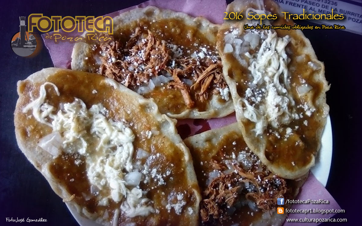 Fototeca de Poza Rica: Sopes Tradicionales