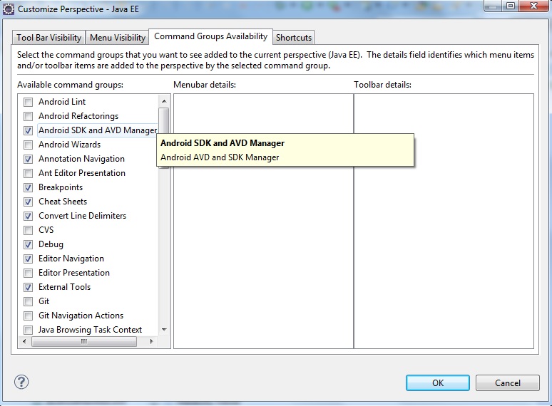 Android Virtual Device Configuration