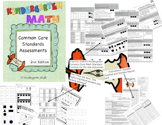 Kindergarten Kiosk: Kindergarten Common Core Math Assessments