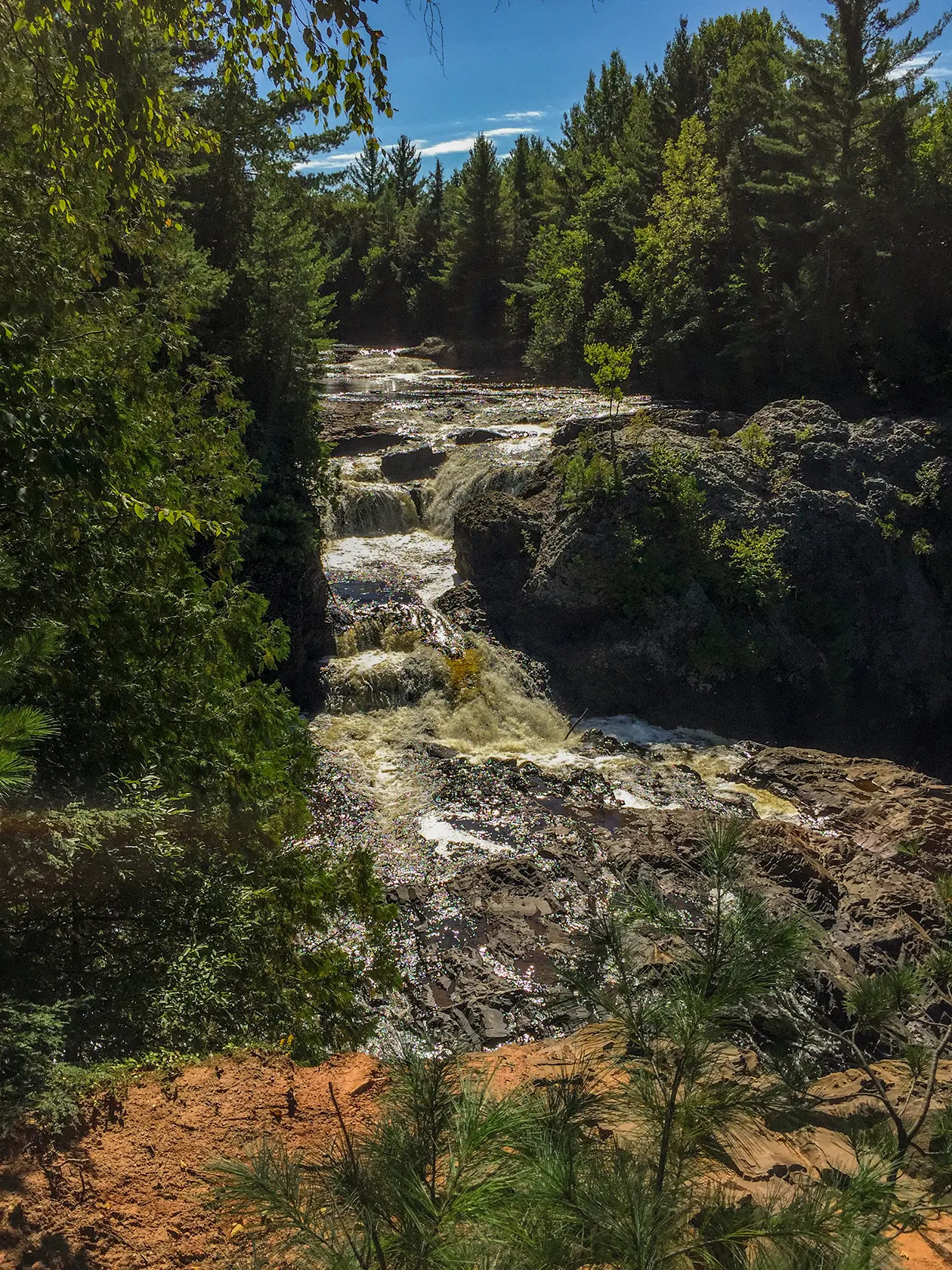 Hiking to Potato River Falls in Iron County