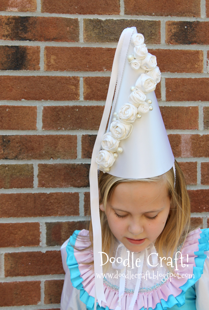 Homemade Disney Princess Party Hats