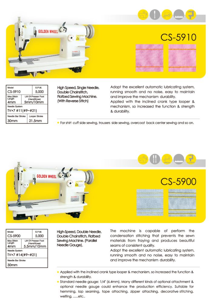 SEW HUB: Golden Wheel CS-5910