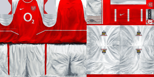 KITS CLASSICOS WE1O: ARSENAL 2003