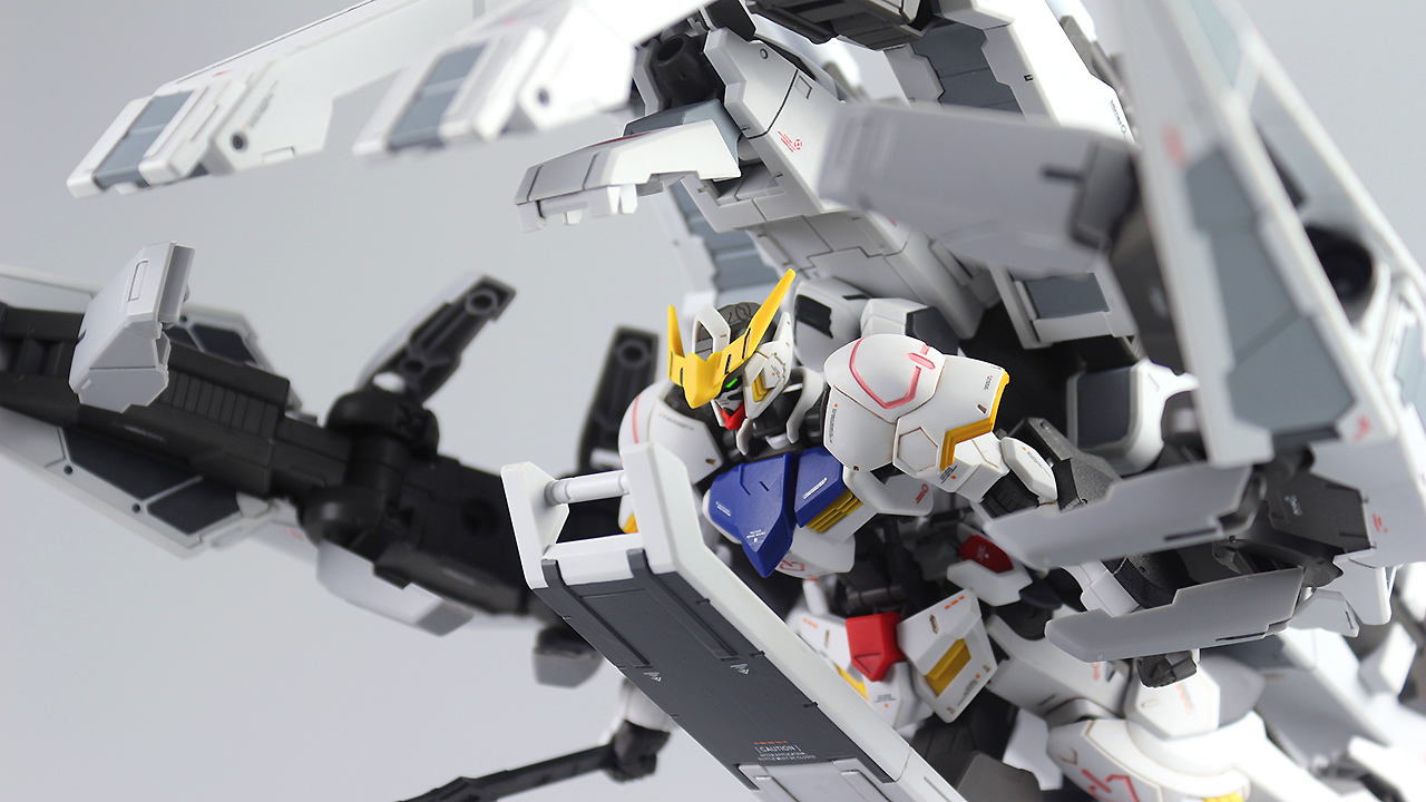 GUNDAM GUY: HG 1/144 Gundam Barbatos + Long Range Transport Booster ...
