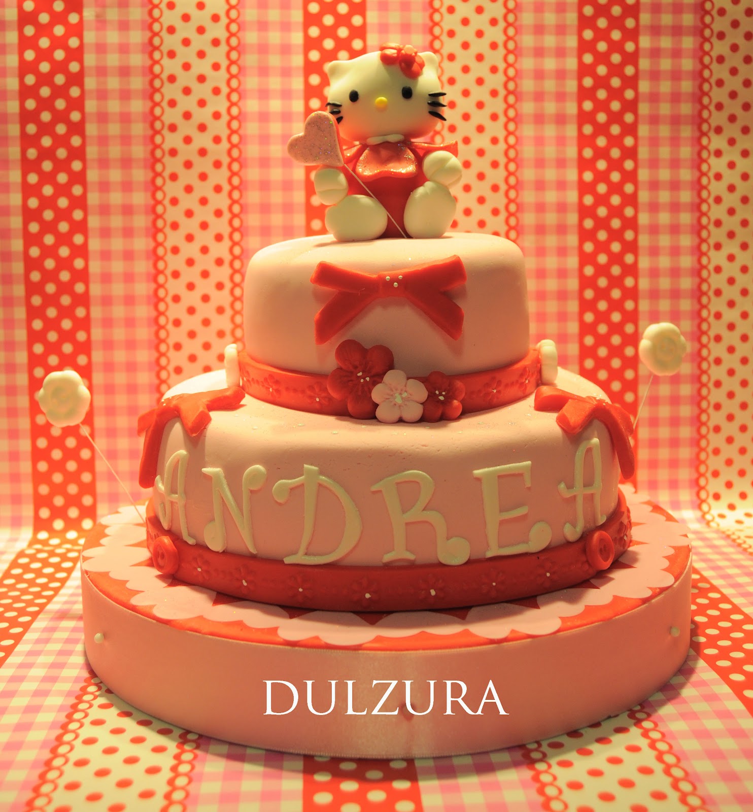 *Dulzura*: TARTA HELLO KITTY PARA ANDREA