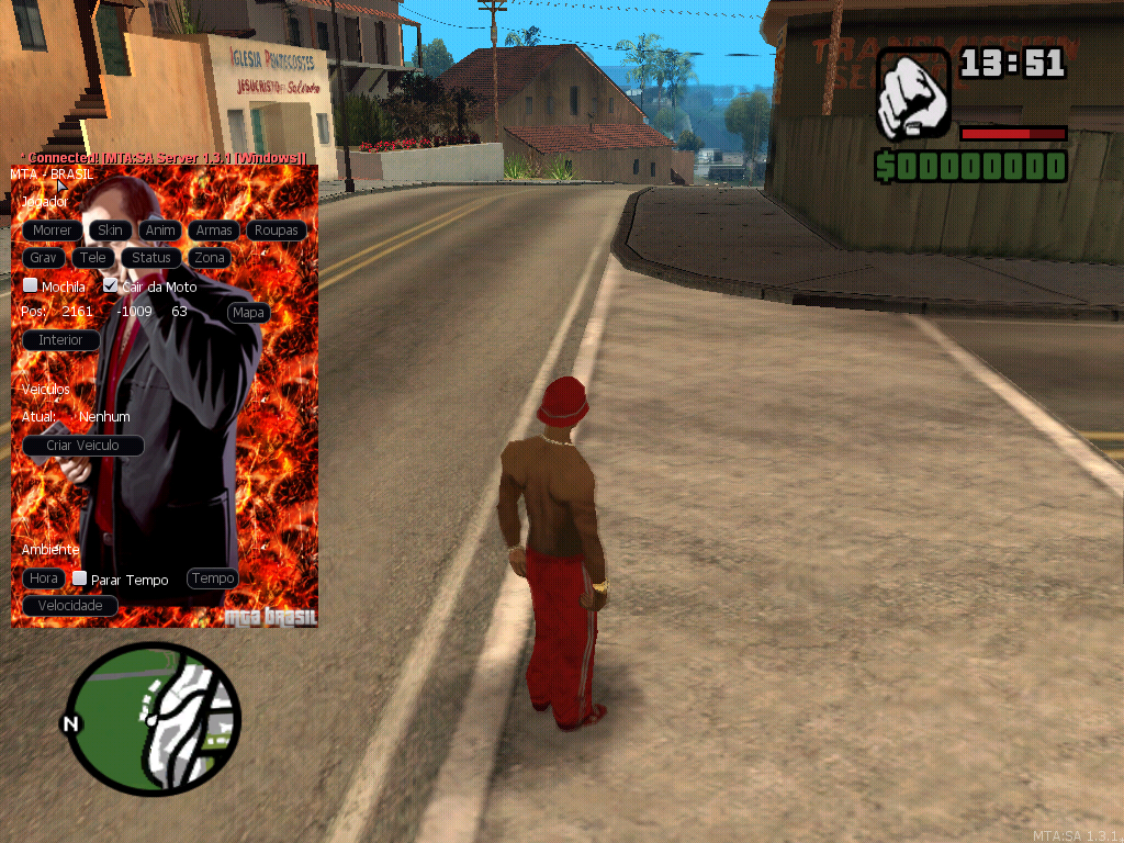 MTA BRASIL - Oficial: Painel Freeroam Personalizado - MTA Brasil