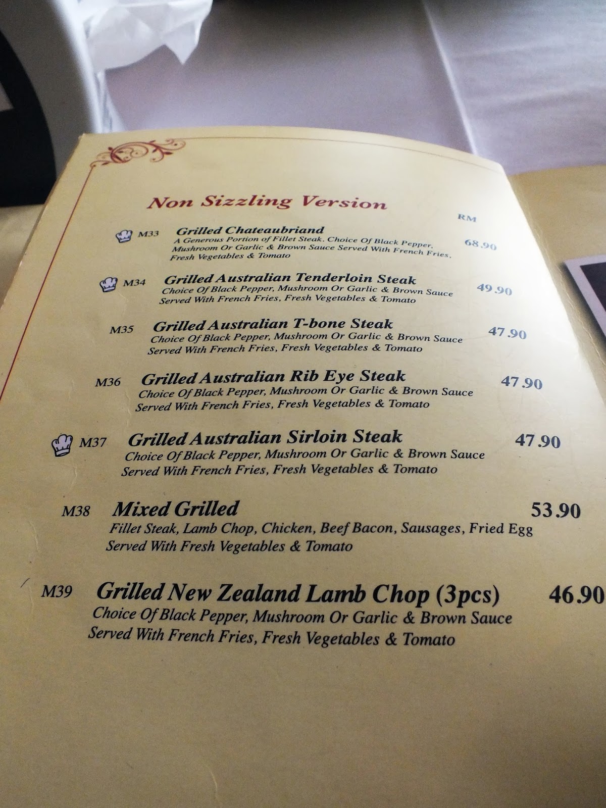 Venoth's Culinary Adventures: Coliseum Cafe & Grill Room @ Plaza 33 ...