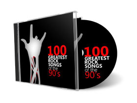 CD 100 Greatest Rock Songs of the 90s