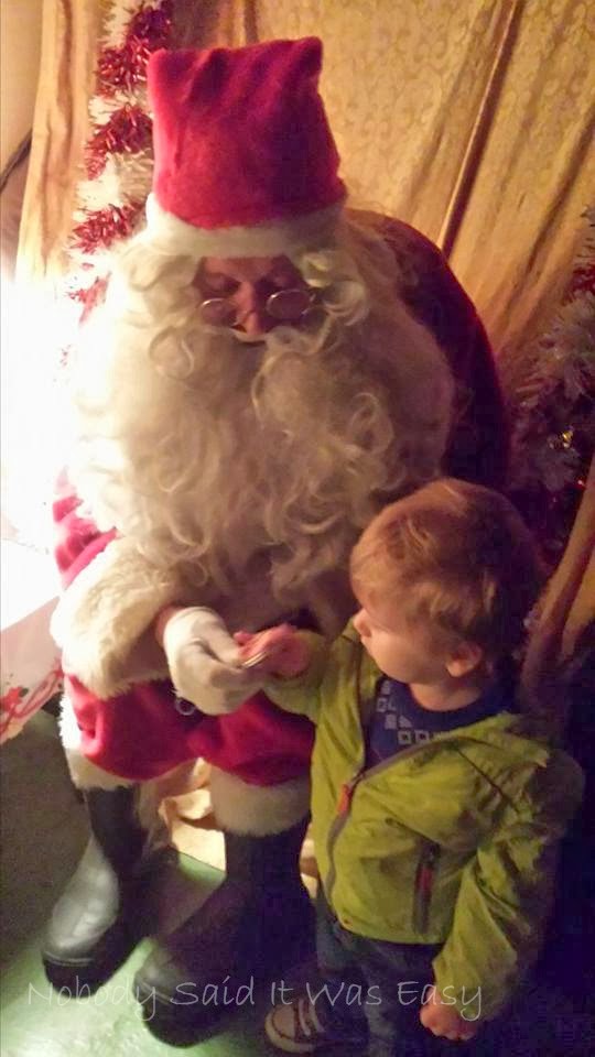 Visiting Santa - Stacey in the Sticks