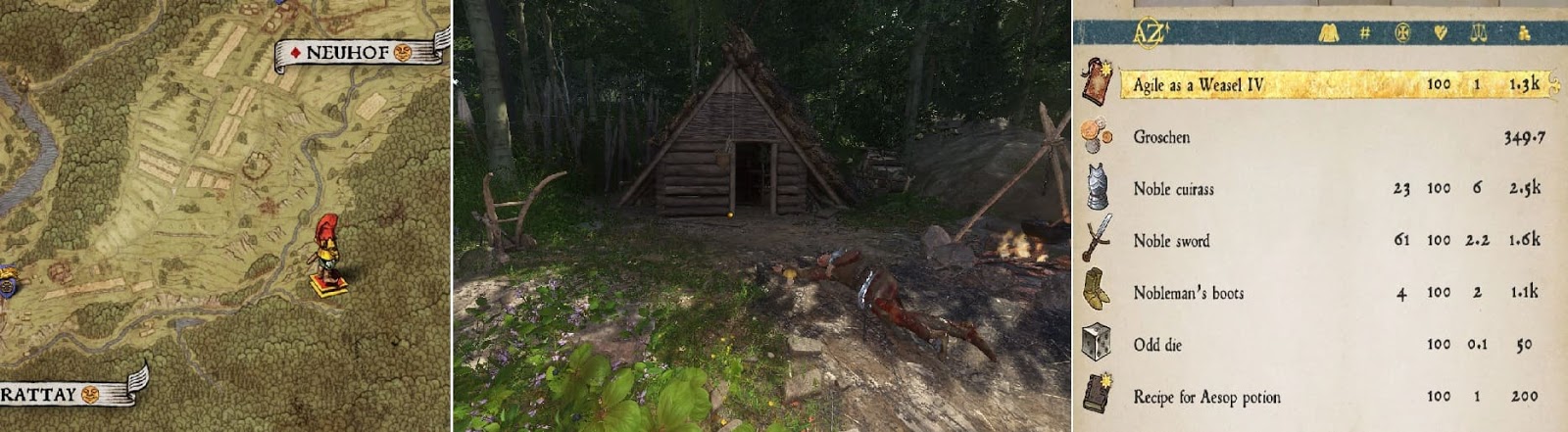 킹덤 컴 보물지도 공략 / 보물 사냥꾼 헨리의 모험 / KCD Treasure Map locations