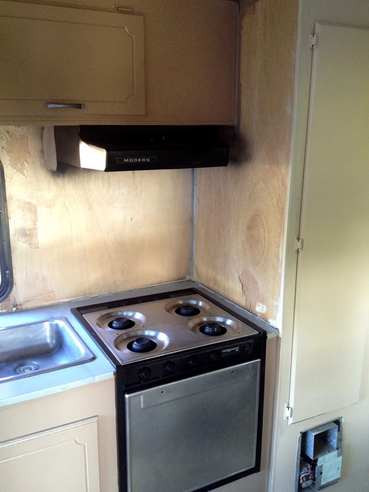 Designs By Jeannine: Easy Trailer Kitchen Remodel