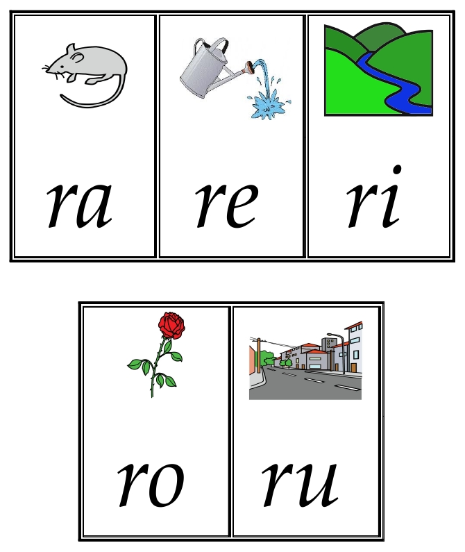 METODO FOTOSILABICO DE LECTURA EN GALEGO: RA-RE-RI-RO-RU (8)