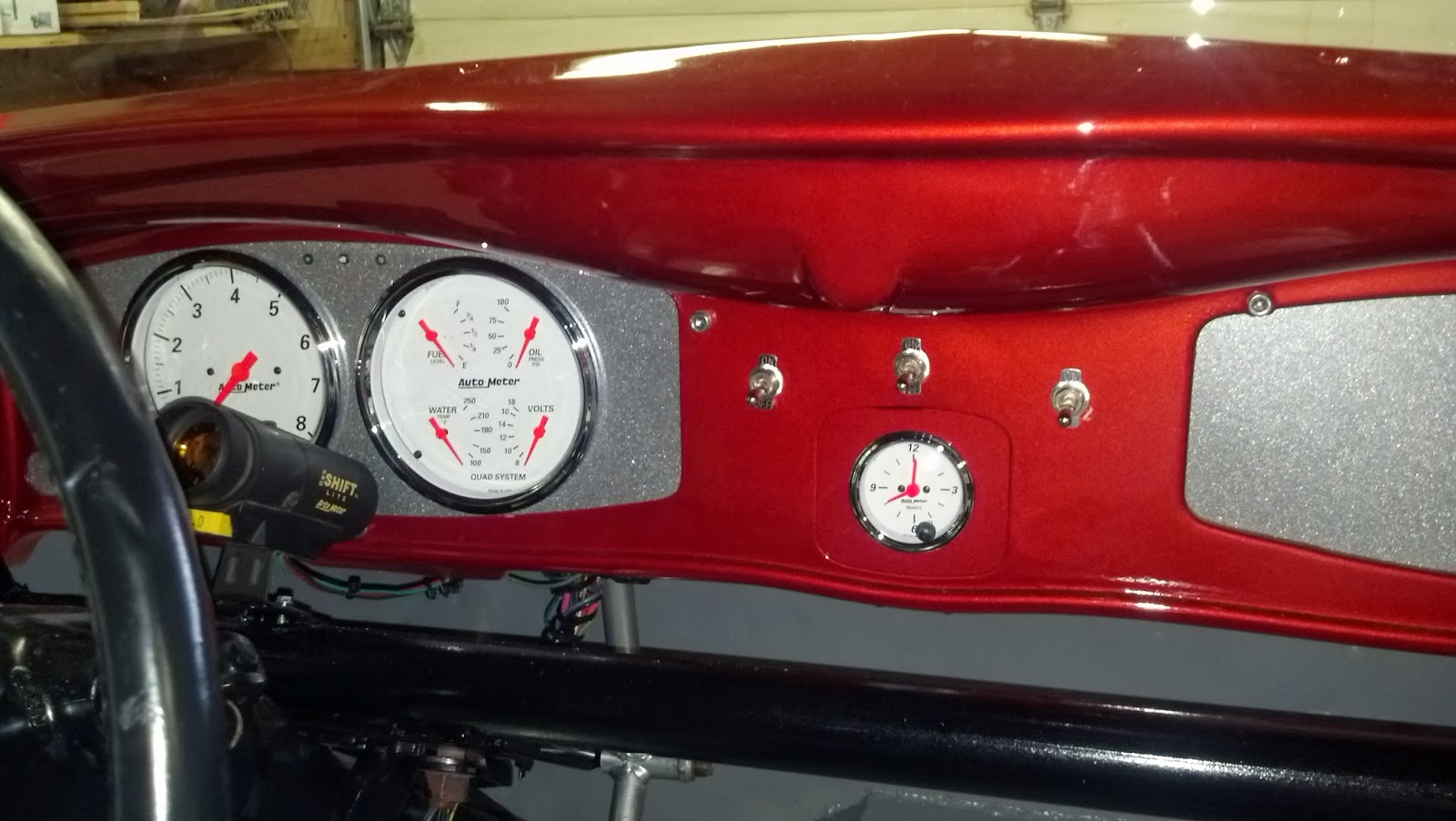 Phil's 1934 Dodge Street Rod: Dashboard Guages!