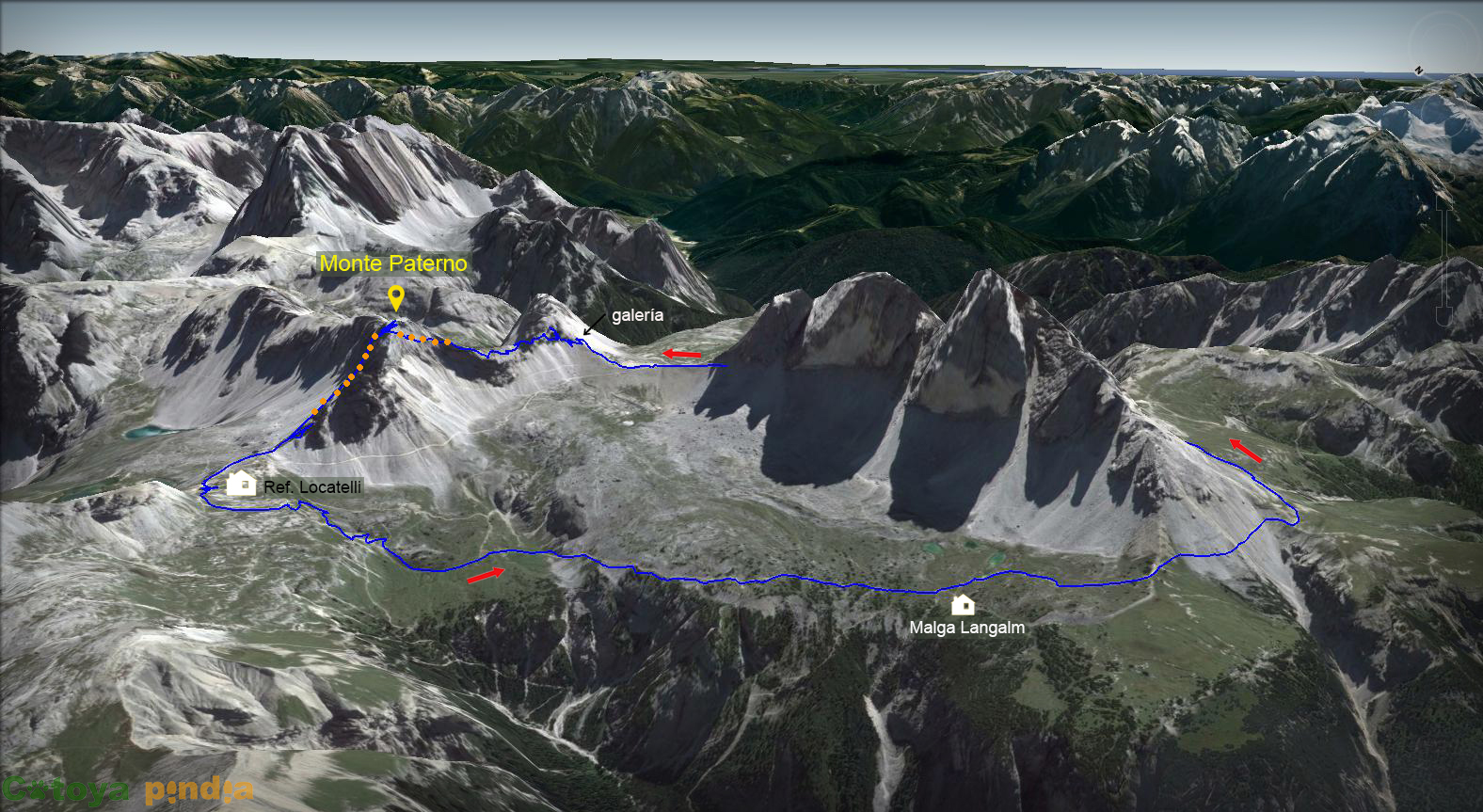 Tre Cime di Lavaredo - Monte Paterno