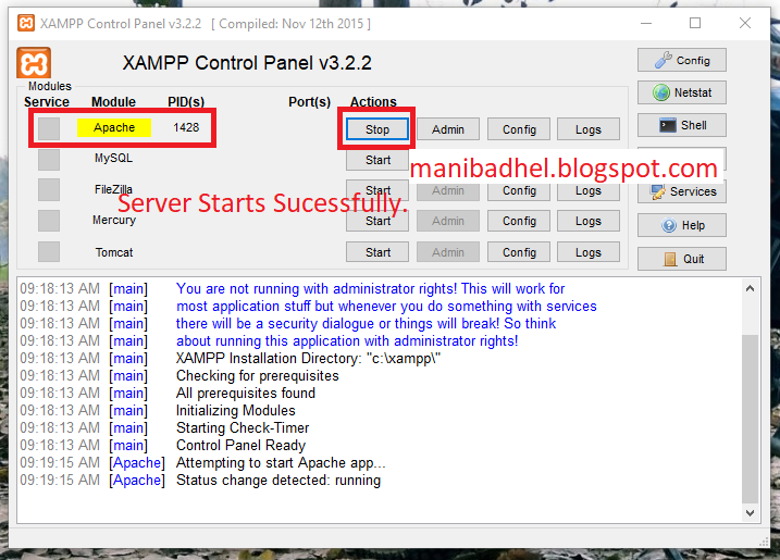 Set up Localhost using Xampp Server