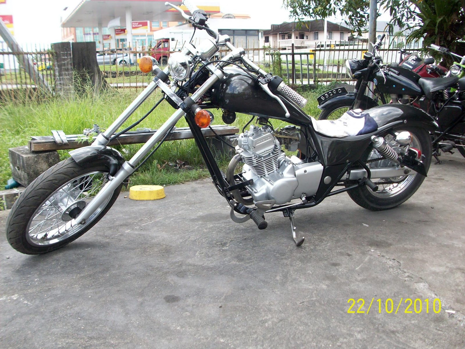 Lobong Custom Motorcycle: "Renegade", Modenas Jaguh 175