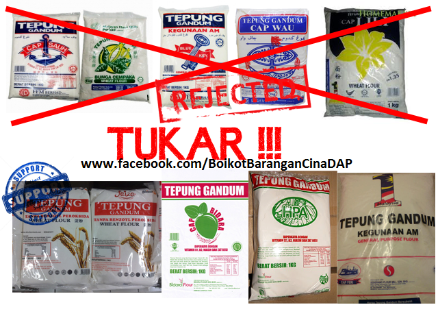 BLOG Boikot Barangan Cina Dap: BOIKOT Tepung Gandum Cap Lily!