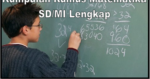 Kumpulan Rumus Matematika SD/MI Lengkap - Homesdku