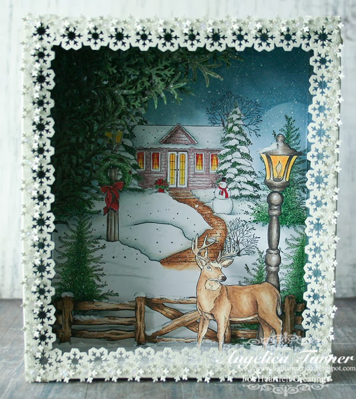 Bellisima Vida: Winter Scene Shadow Box