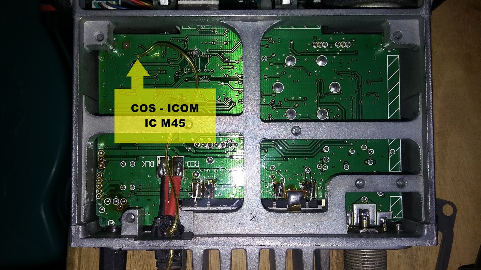 HOBBY RADIO COMMUNICATION REPEATER HT VHF/UHF: COS RADIO ICOM IC M45