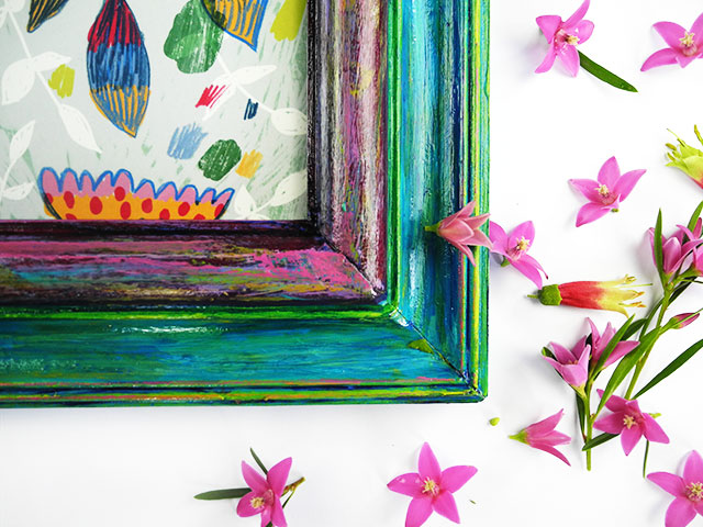 Jules Madden: DIY Painted Picture Frame